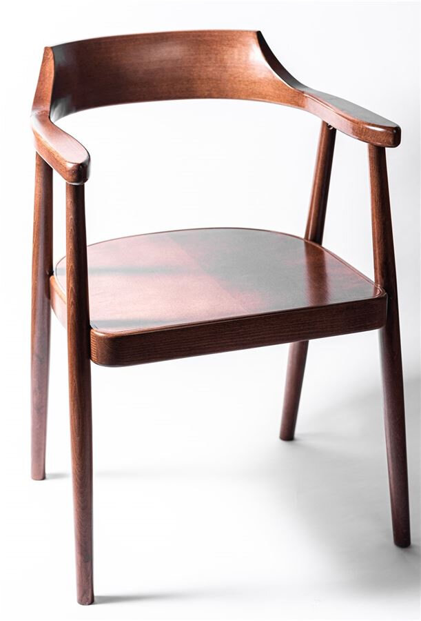 Полукресло венское Меркурий (светлый орех) жесткое сиденье