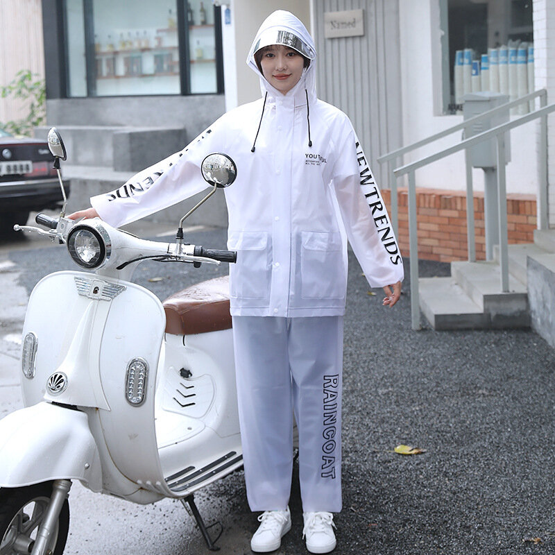 Дождевик, белый, XXL