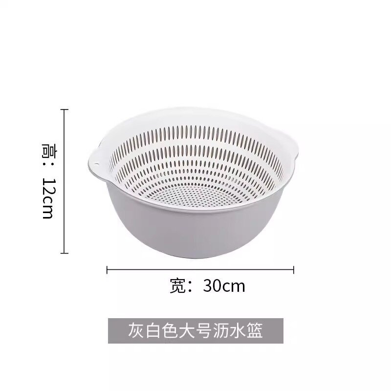 Двухслойная дренажная корзина для дома, пластиковая корзина для мытья овощей, полая корзина для мытья фруктов, многофункциональная тарелка для фруктов, кухонная раковина для мытья овощей