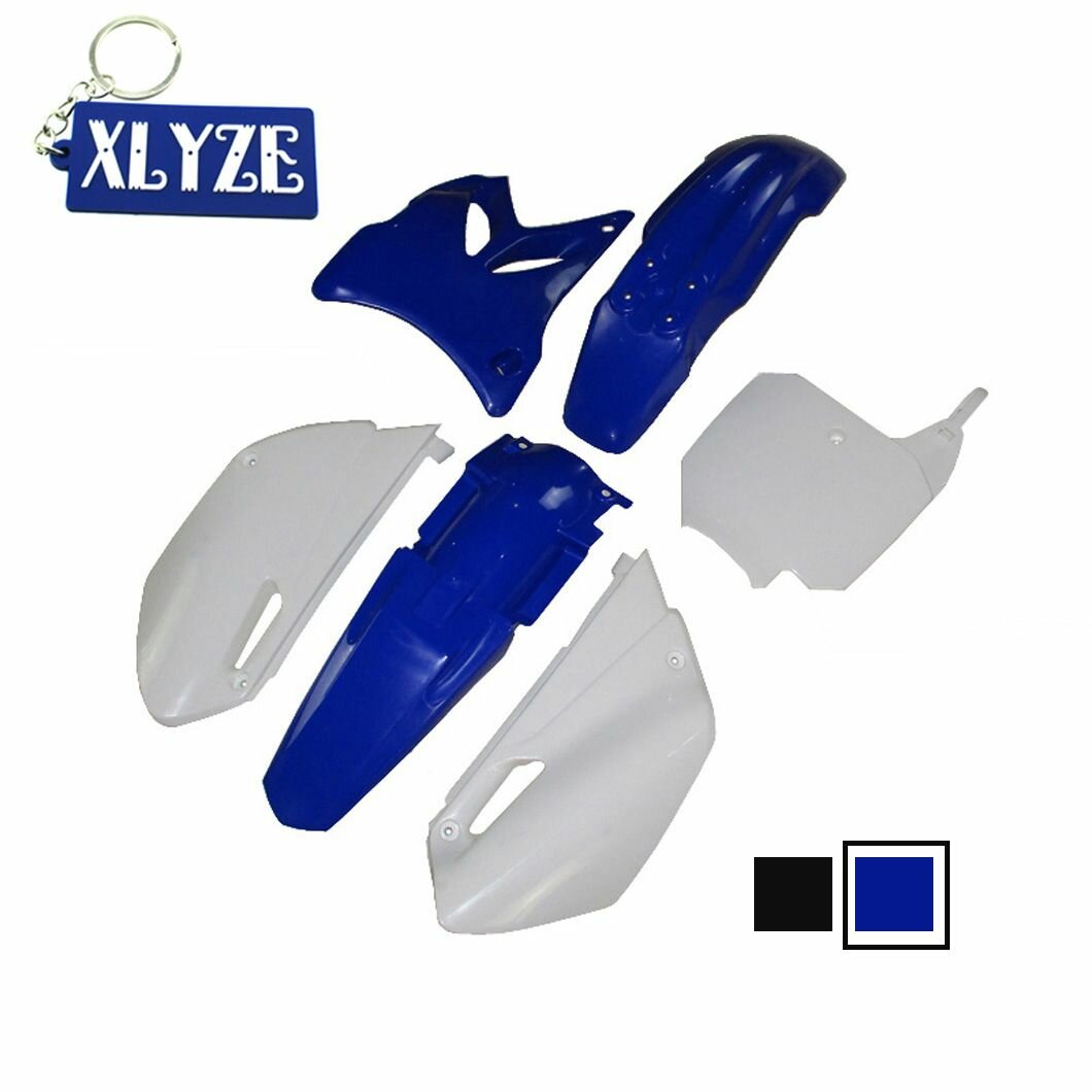 Пластиковый комплект XLYZE для Yamaha YZ85 2002-2014 — комплект крыльев и пластика для байка, замена повреждённых панелей