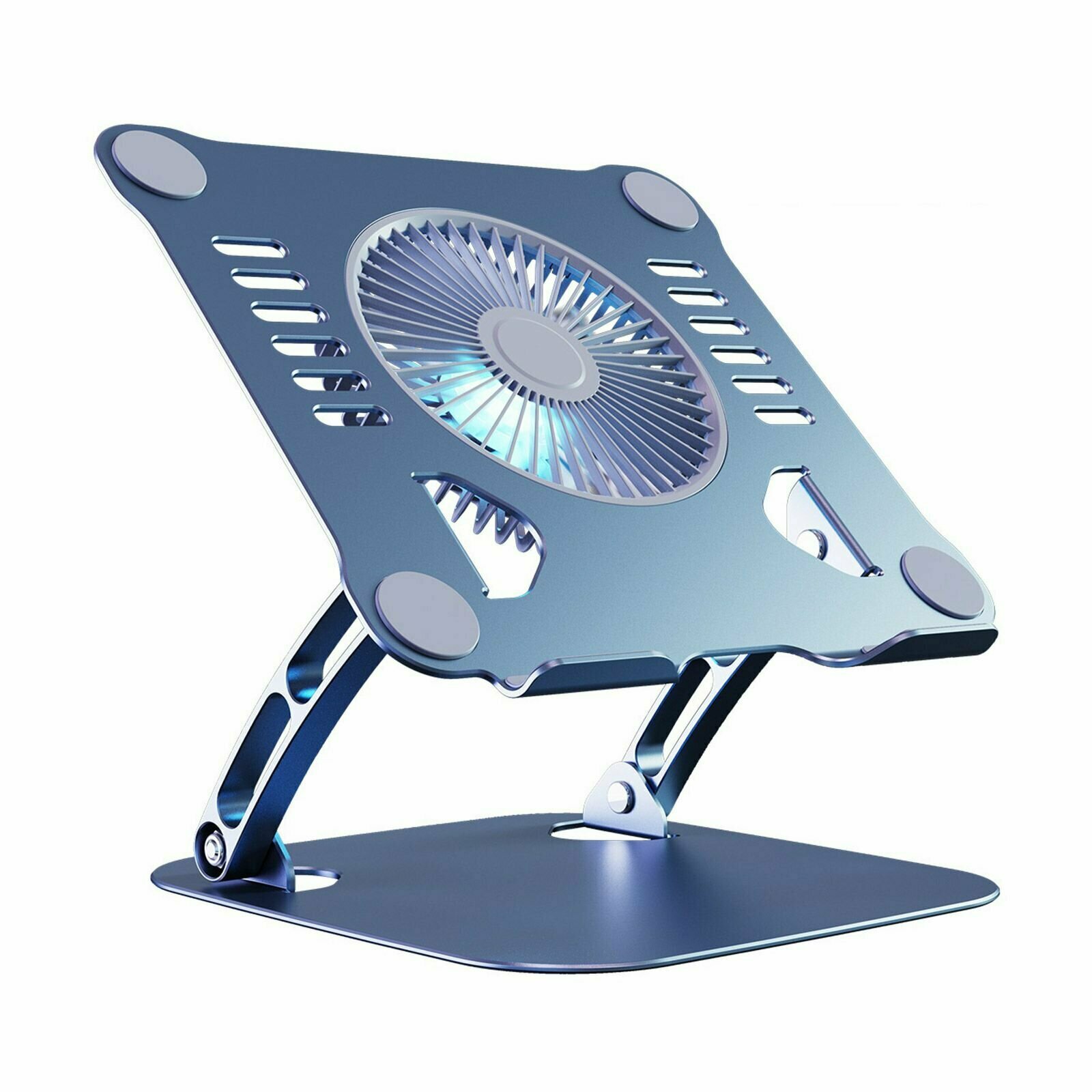 Охлаждающий держатель для игрового ноутбука, регулируемая подставка большой вентилятор, мощная воздушная планшетов 11-15,9 дюймов