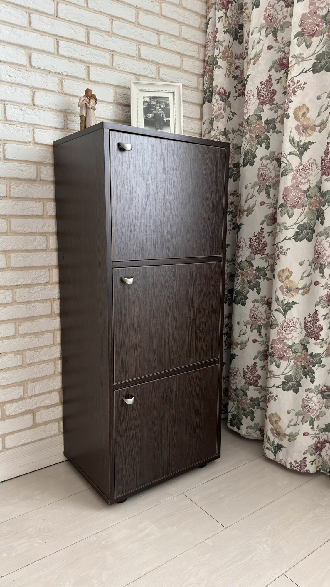 Комод КОмодныйДОМ, ЛДСП, 46x111x34 см, с доводчиком, цвет коричневый