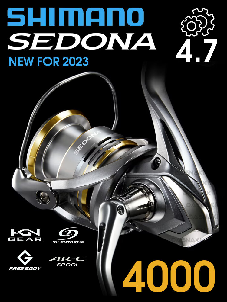 2023 SHIMANO Катушка рыболовная SEDONA 500/1000/2500/3000/4000/C5000XG