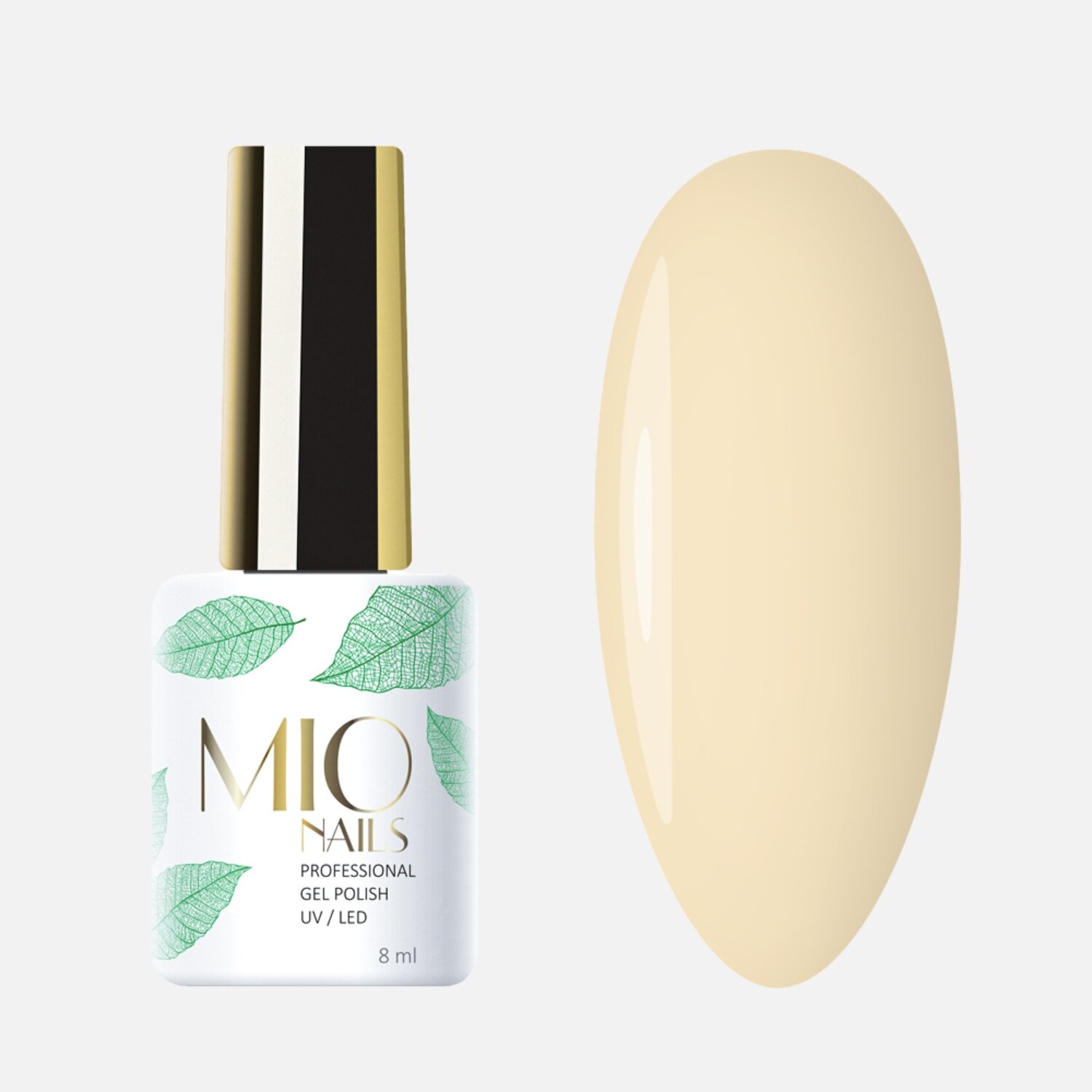 Гель-лак MIO Nails №C-15 Белый шоколад 8 мл светлый ванильный цветсветлый ванильный цвет