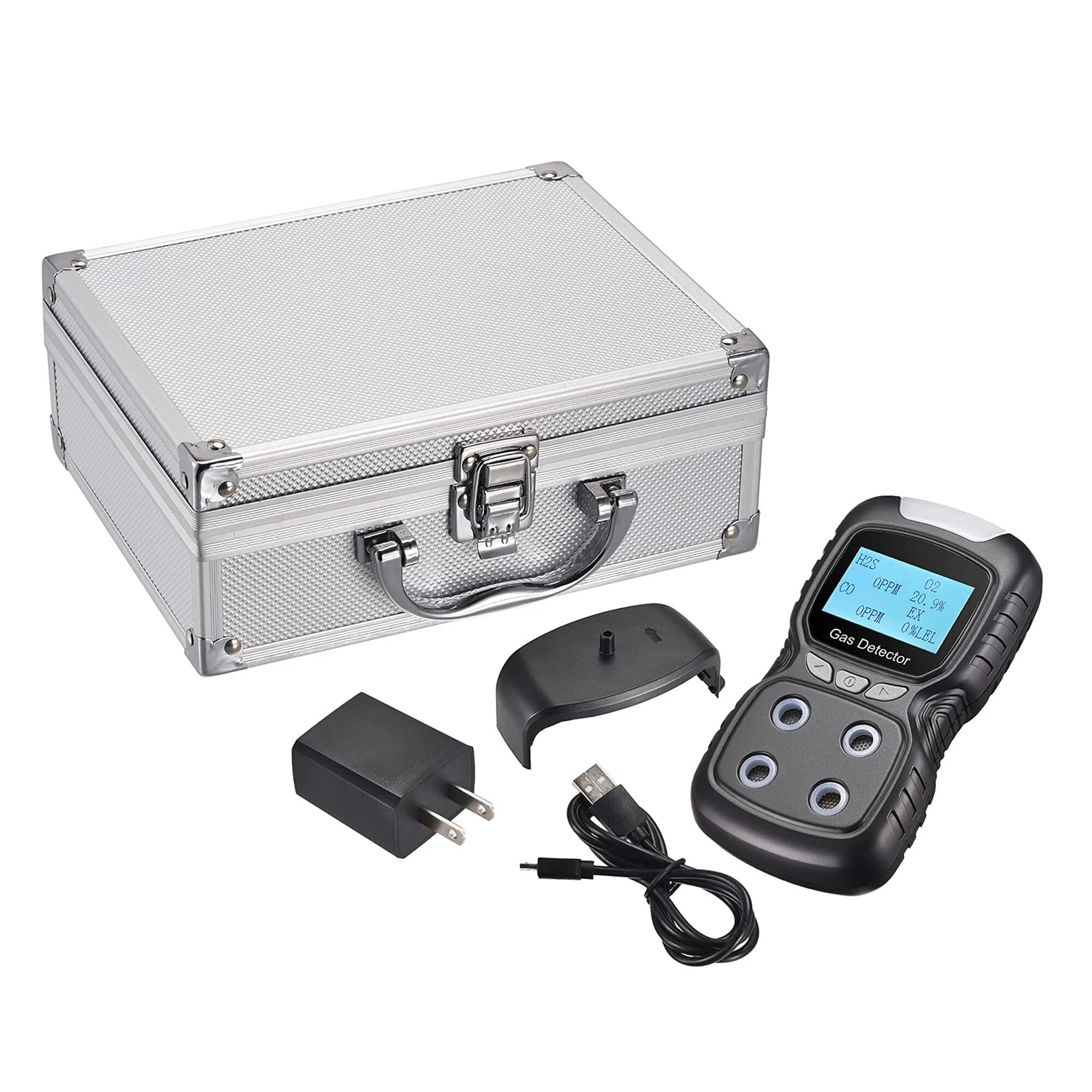 Портативный газоанализатор OPUYYM 4 в 1 США вставка, Black