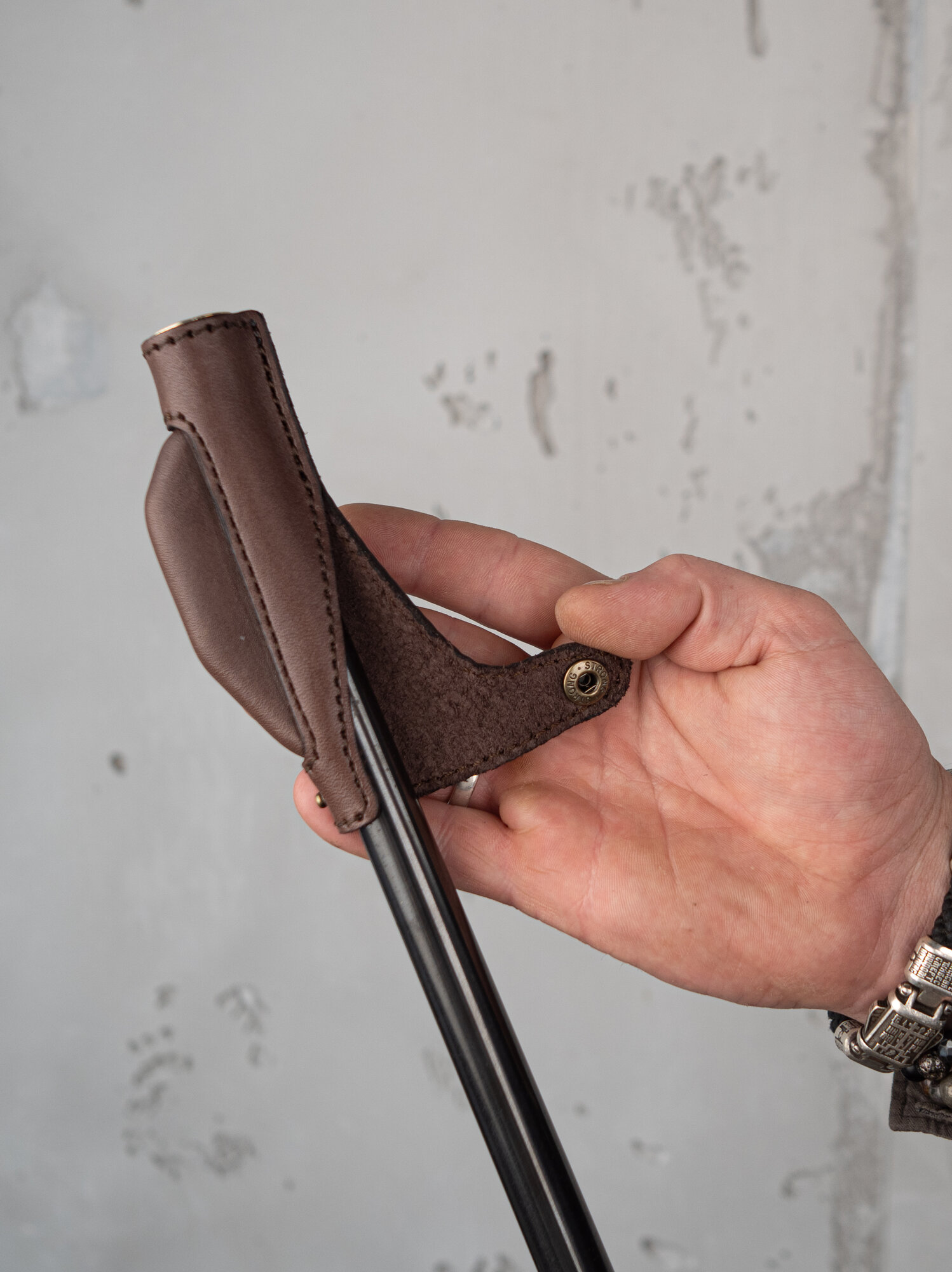 Защитный кожаный чехол на ствол карабина