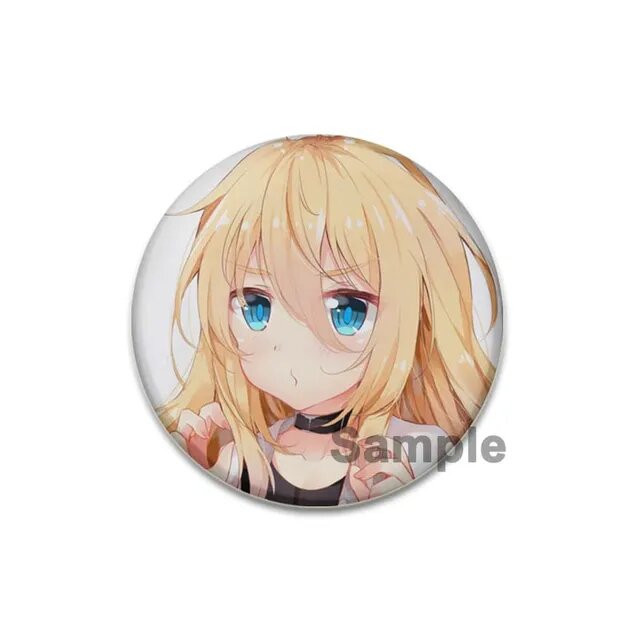 58 мм аниме «Ангелы смерти», заколки на пуговицах, милая интересная брошь с персонажем для рюкзака, украшения одежды, модные подарки