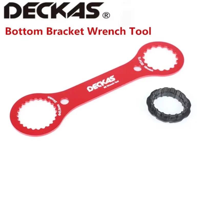 DECKAS Многофункциональный ключ BB DW-018 249*64*3 мм Красный адаптер DUB/TL-FC32 TL-FC25/TL-FC24 BB Инструмент для ремонта нижнего кронштейна