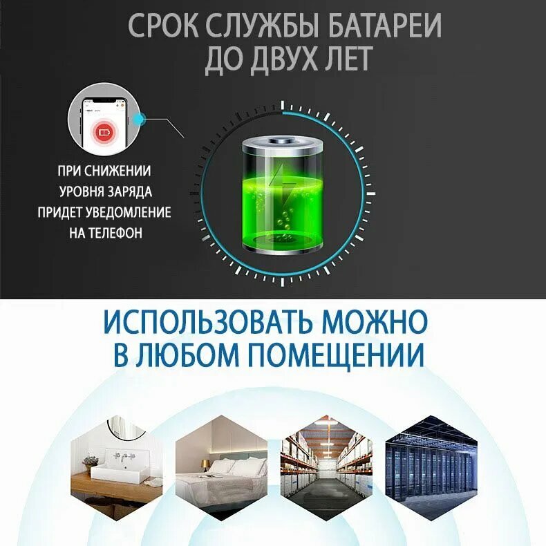 Датчик умного дома, датчик протечки воды zigbee — фото 1