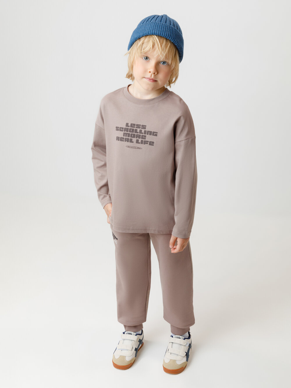 Брюки спортивные МП 400880/капучино 1210