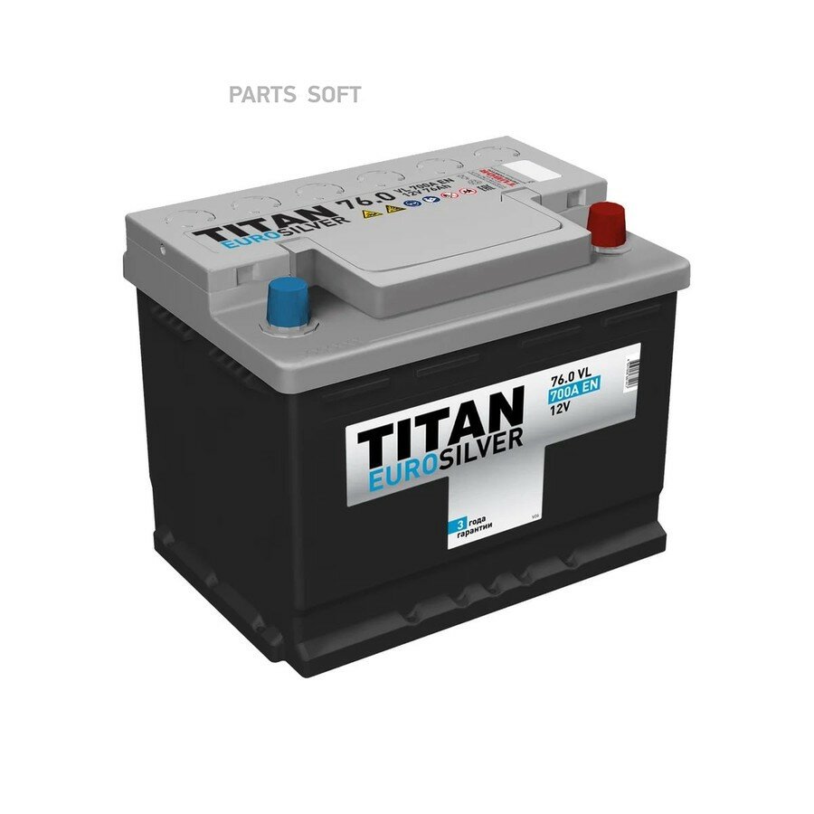 Аккумуляторная батарея от официального дистрибьютора, TITAN, артикул 4607008881417