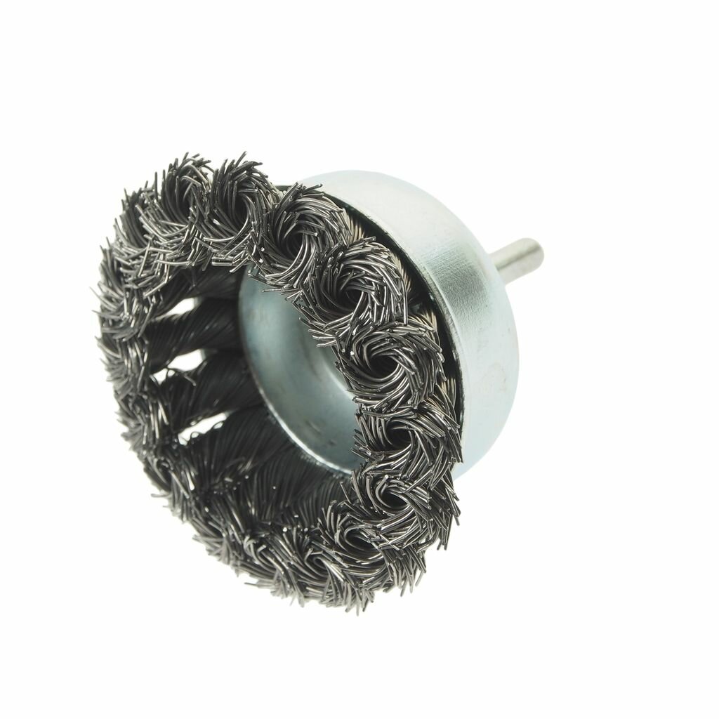 Кордщетка для дрели "чашка" 65мм сталь, арт ER21065 эврика