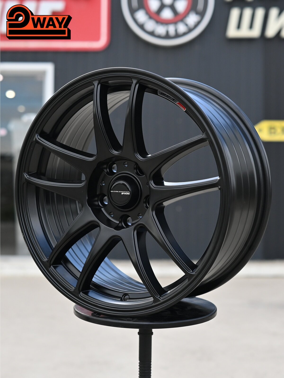 Диск Taigiro CR-Kai Work Style, R17, 7.5, ET+40, 5х100, черный