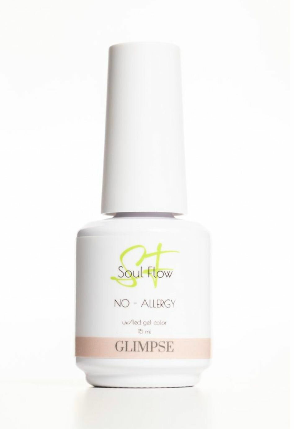 Гель-лак Soul Flow 344 GLIMPSE, 15 мл NO - ALLERGY COLLECTION