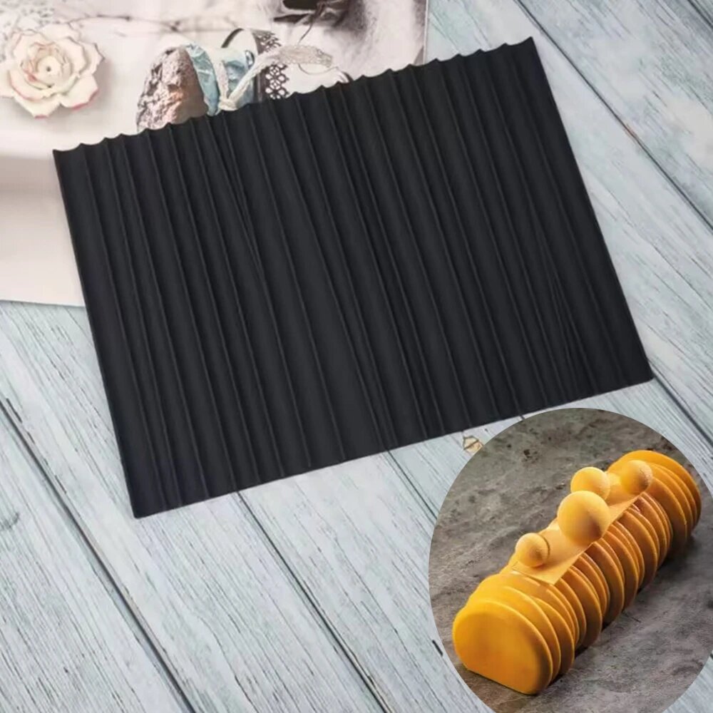 Dorica силиконовый коврик для мусса Черный, MCT-20