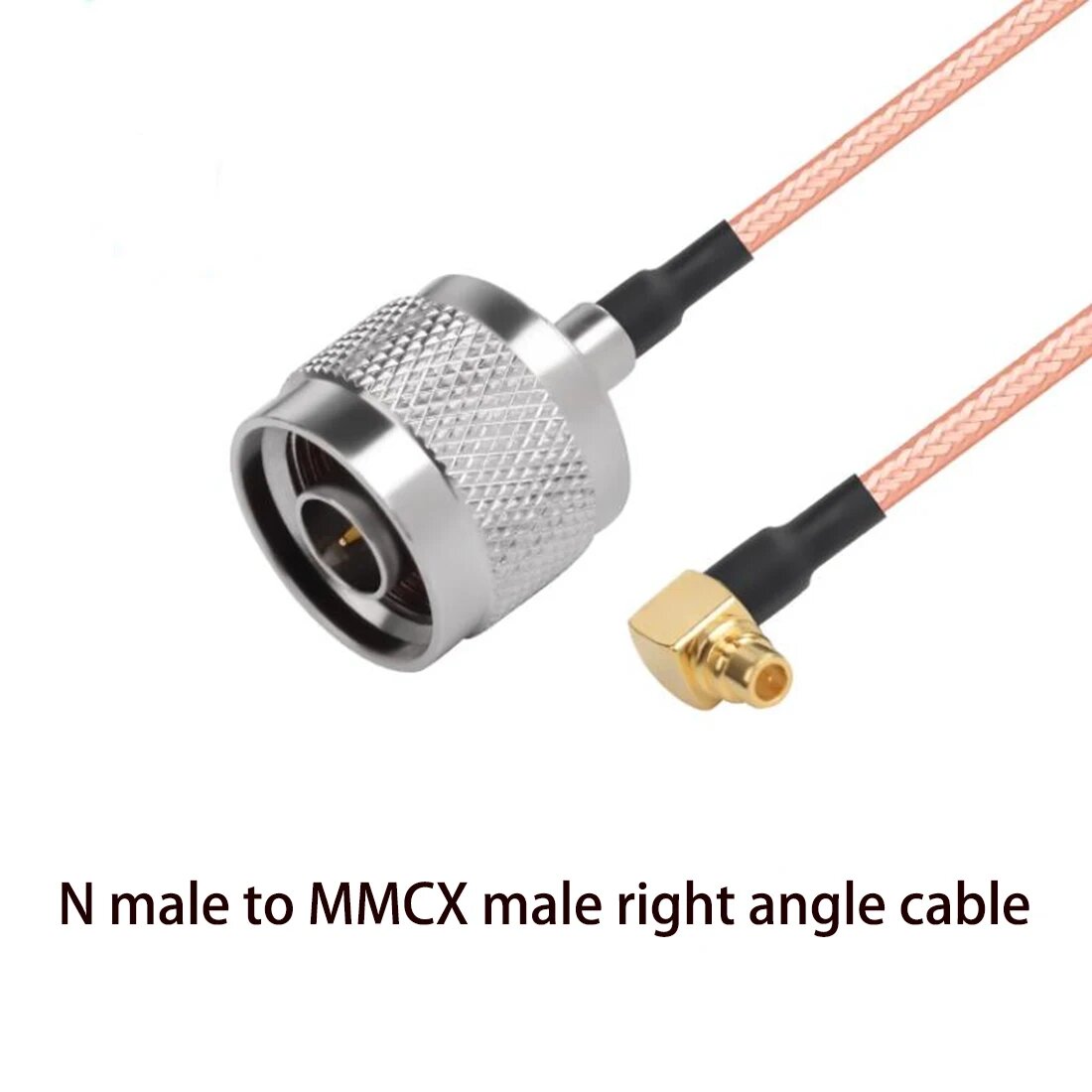 Кабель N male - MMCX male 90° RG316, 30см