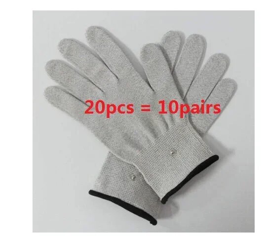 Электрические перчатки MuMianHuaKai серебряные 10 пар 10pairs B