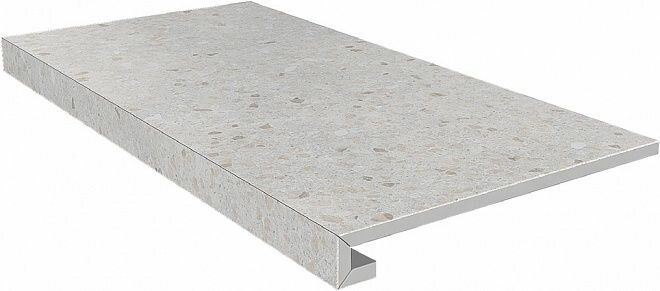 Керамический гранит KERAMA MARAZZI SG631820R/GCF Ступень клееная Терраццо бежевый светлый 33x60x0,9 Цена за 1/шт