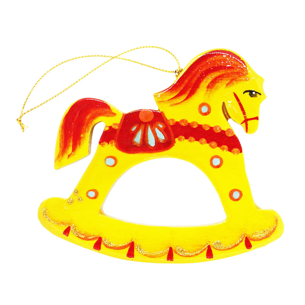 Деревянная фигурка "Лошадка", (Ручная работа), символ Нового года 2026