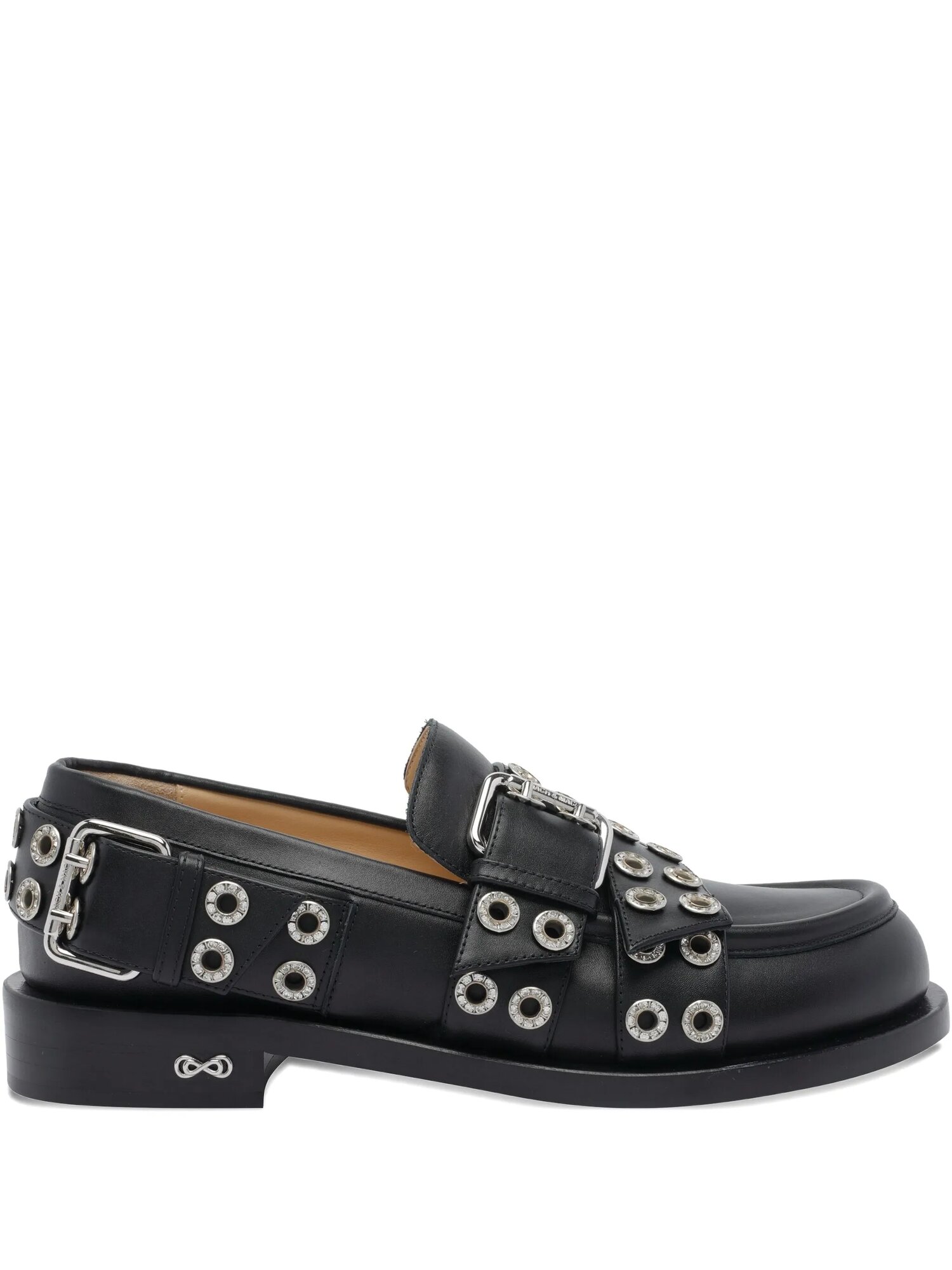 Лоферы 30mm buckle-detail eyelet loafers