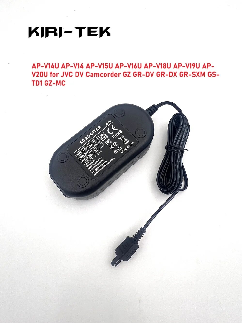Адаптер переменного тока AP-V14U AP-V14 AP-V15U AP-V16U AP-V18U AP-V19U AP-V20U для видеокамер JVC DV GZ GR-DV GR-DX GR-SXM GS-TD1 GZ-MC