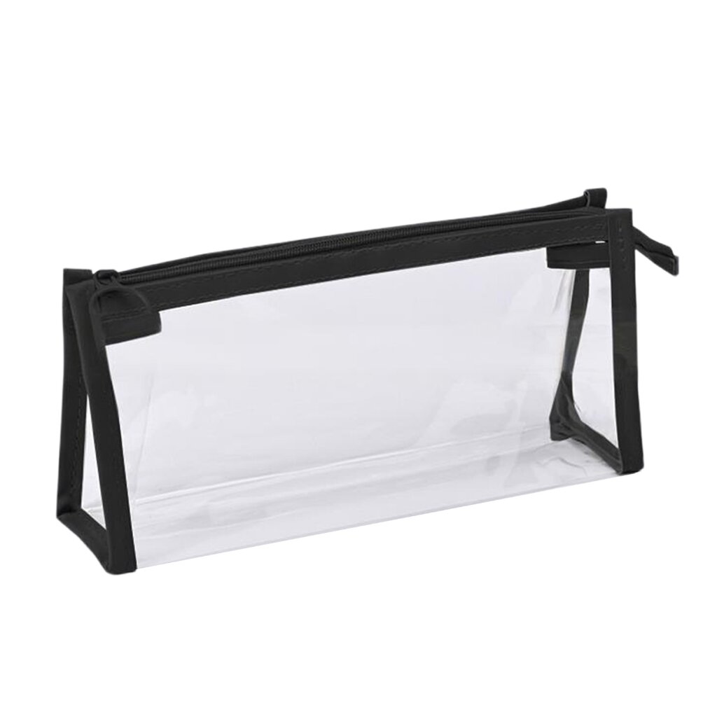 Сумка для Карандашей Большой Емкости Эстетический Пенал Прозрачный Чехол Для Карандашей Чехол Для Ручек Сумка Для Ручек Косметичка Школьные Канцелярские Принадлежности