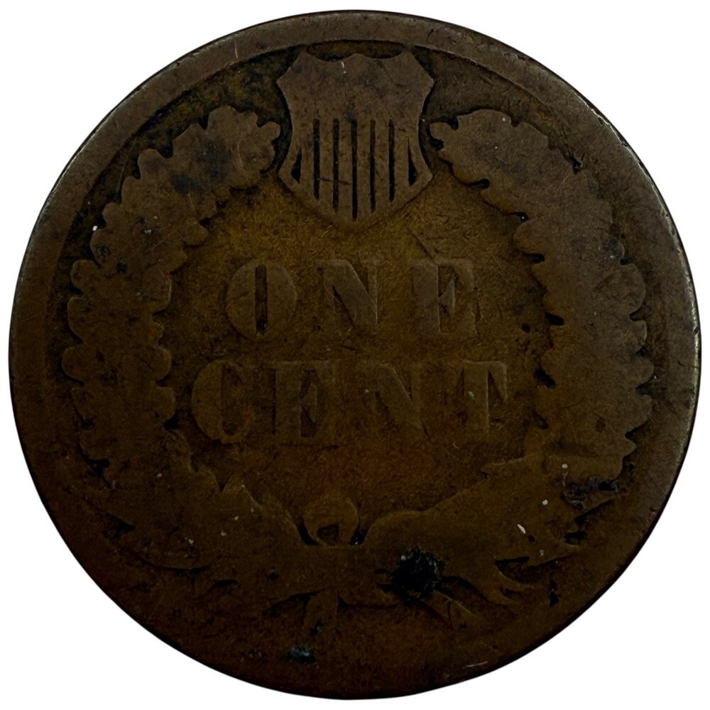 США 1 цент 1882 г. (Голова индейца) (Лот №2)