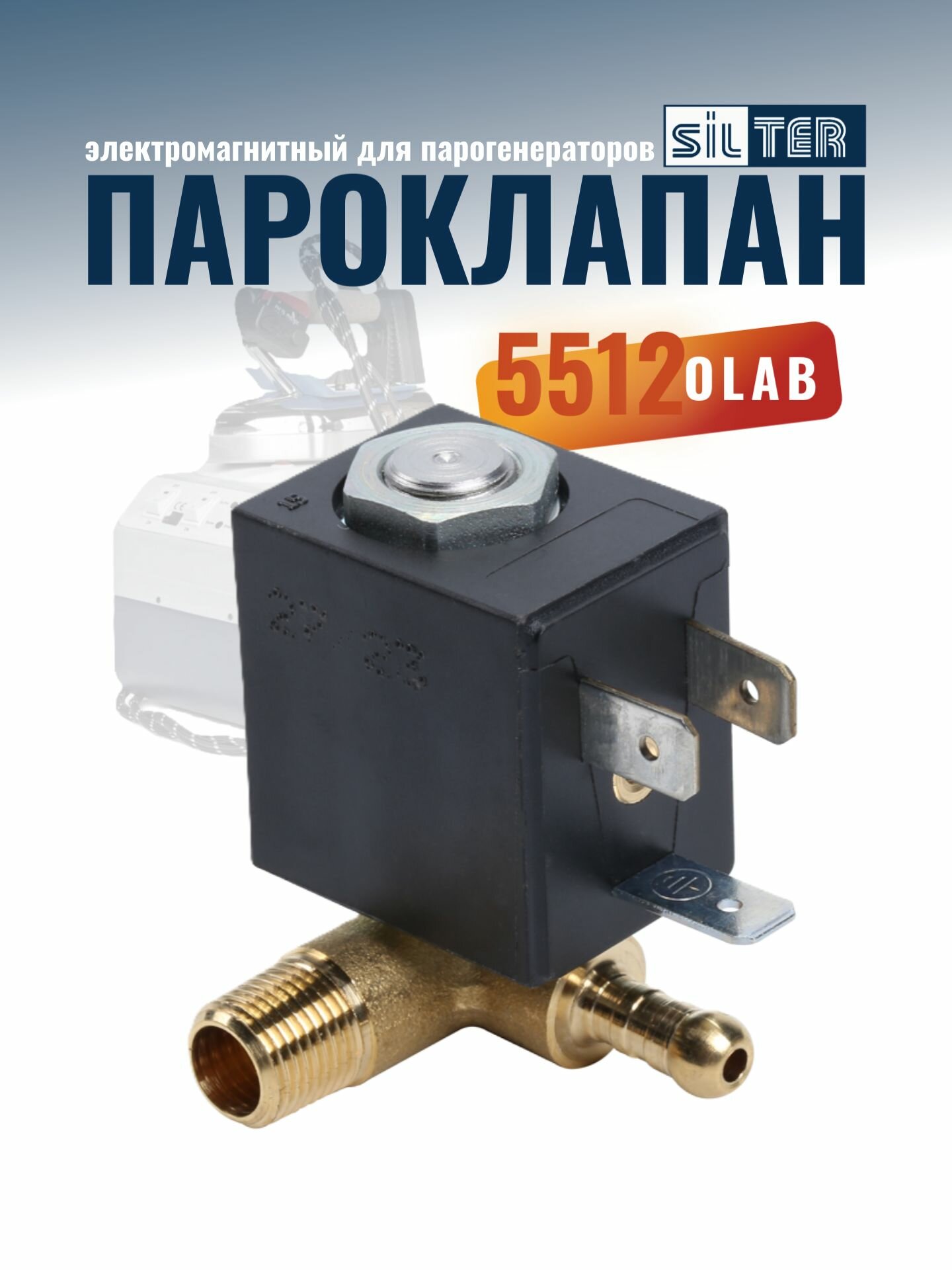 Пароклапан Silter TY6000XX OLAB 5512 для парогенераторов