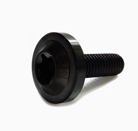 Титановые болты M4-M8 *10мм, набор из 10 штук M5x10 10PCS, black