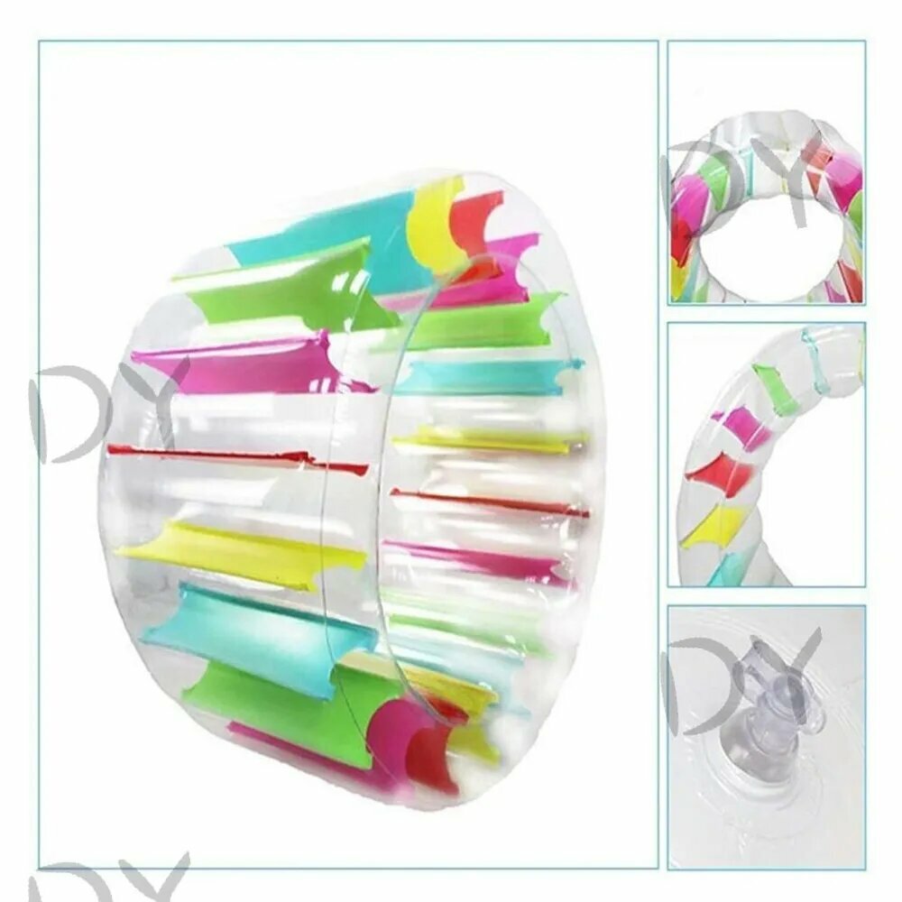 Надувной ролик с водяным колесом, поплавок для бассейна, игрушечная трава, ползающая летом