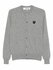 Кардиган Comme des Garcons PLAY, размер XL, серый