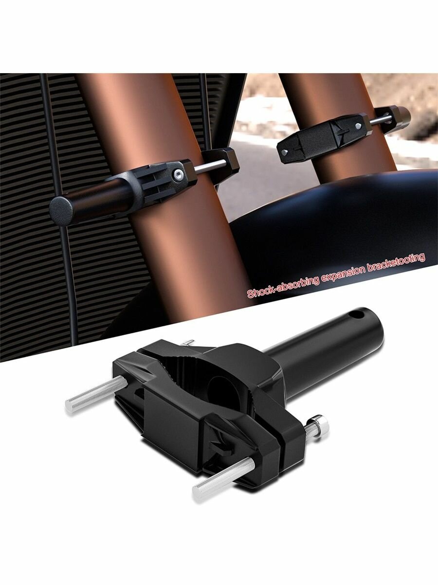 Универсальный бампер мотоцикла кронштейн сигнала поворота, металлический кронштейн поддержки фары ретрофит