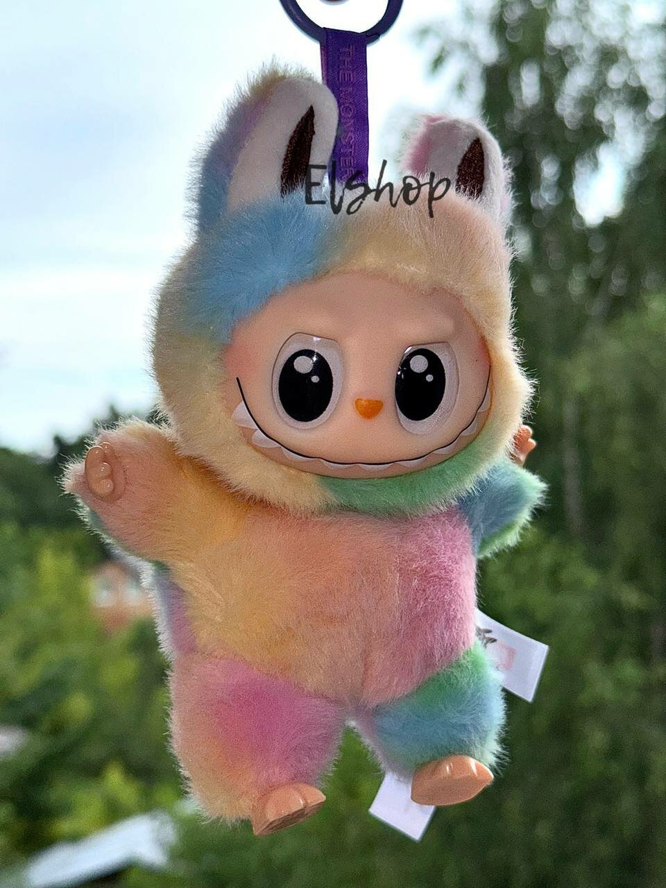 Лабубу/Labubu 4 серия брелок монстр в прозрачной коробке 1 шт