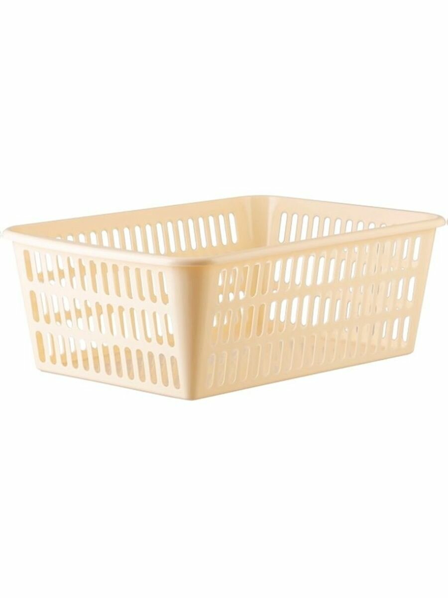 Корзинка Полимербыт, прямоугольная, 25 см x 15 см x 7 см, 2 л