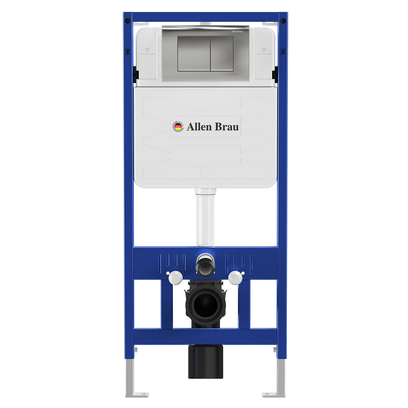 Инсталляция для унитаза Allen Brau Pneumatic Pro 9.11101.20 с кнопкой 9.20002.00