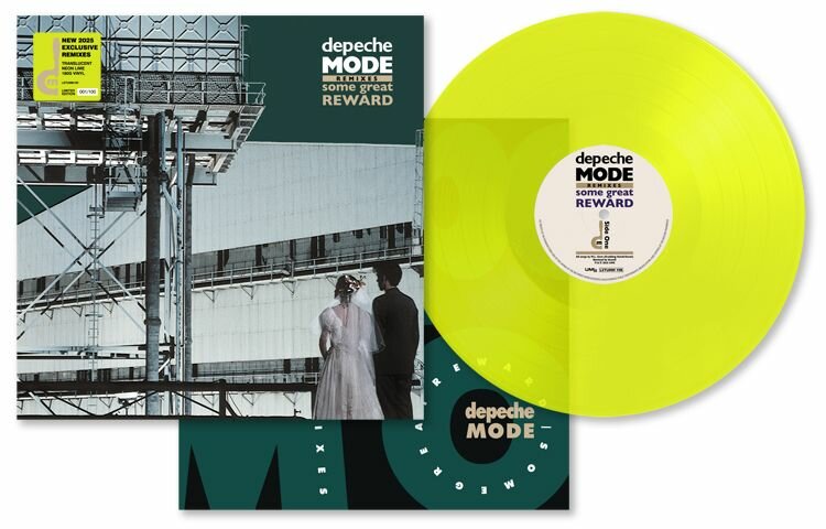 Виниловая пластинка - DEPECHE MODE Some Great Reward REMIXES (2025) LP Translucent Neon Lime Vinyl