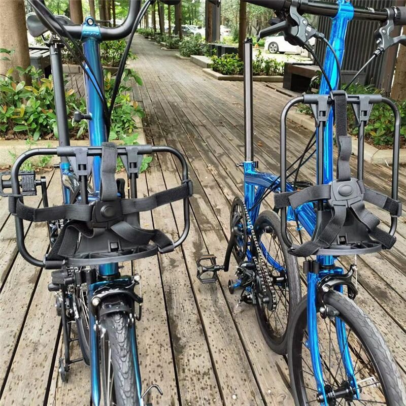 Кронштейн S-Bag для велосипедов Brompton вертикальный крепление для сумки и рюкзака с эластичными ремнями