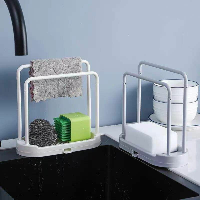Стеллаж для выщелачивания тряпок, без пробоин, стеллаж для кухонного стола, губка