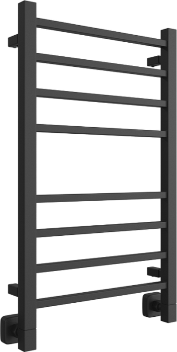 Полотенцесушитель водяной Двин L plaza 80/50 К8, черный матовый