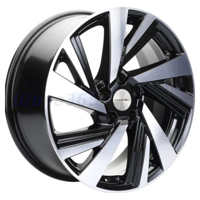 Литой колесный диск Khomen Wheels KHW1801 (Chery Tiggo) 7,5x18/5x108 ET40 D60,1 Black-FP