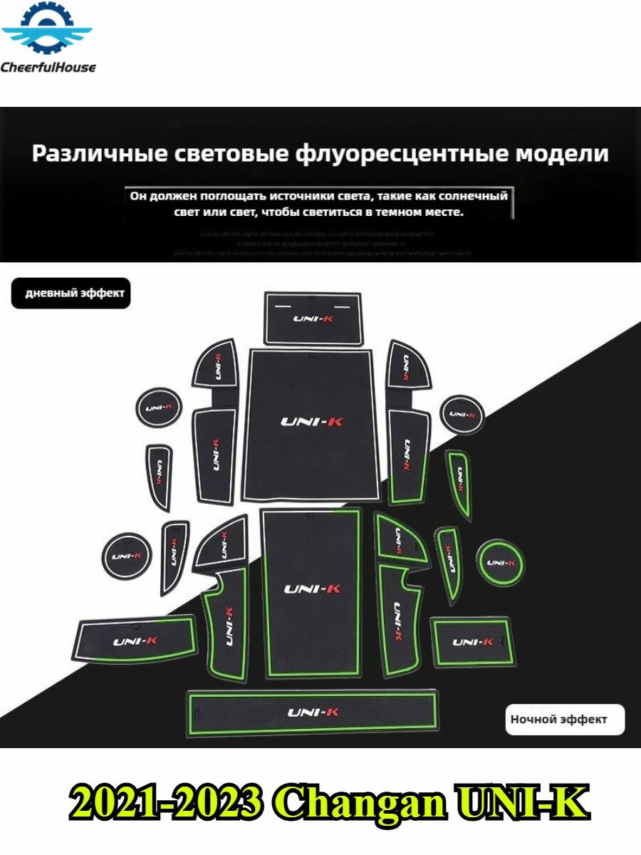2021-2023 Changan UNI-K Коврик для прорези внутренней двери автомобиля, Автоаксессуары Changan UNI-K.