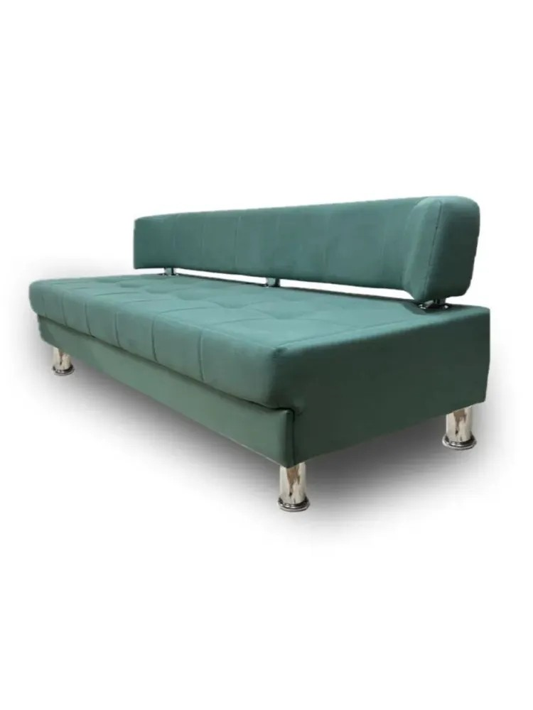 Диван прямой прага 170х67х77 см, нераскладной, бирюза, велюр