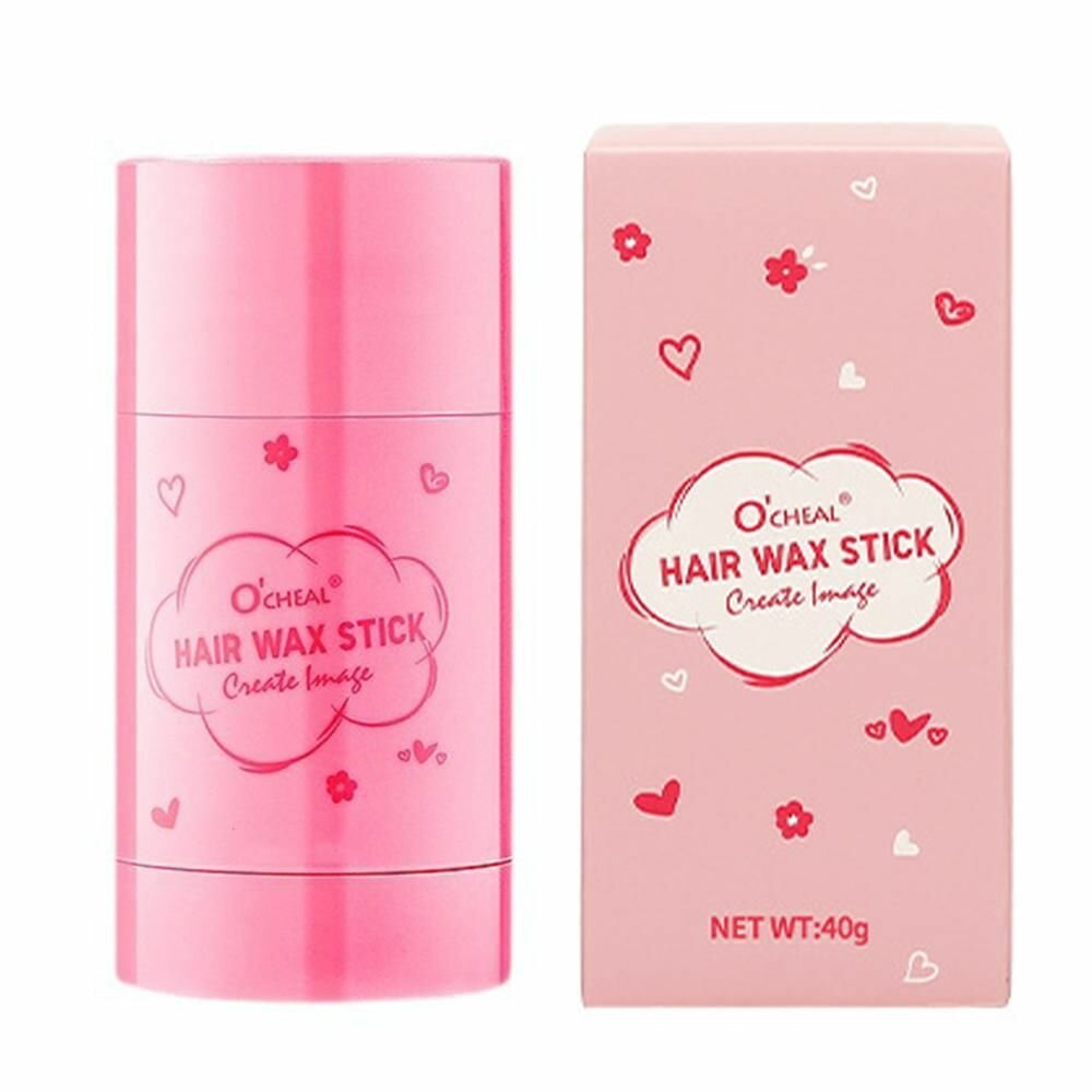 Твердый воск для укладки волос, измельченный завершающий бальзам для волос 40 г