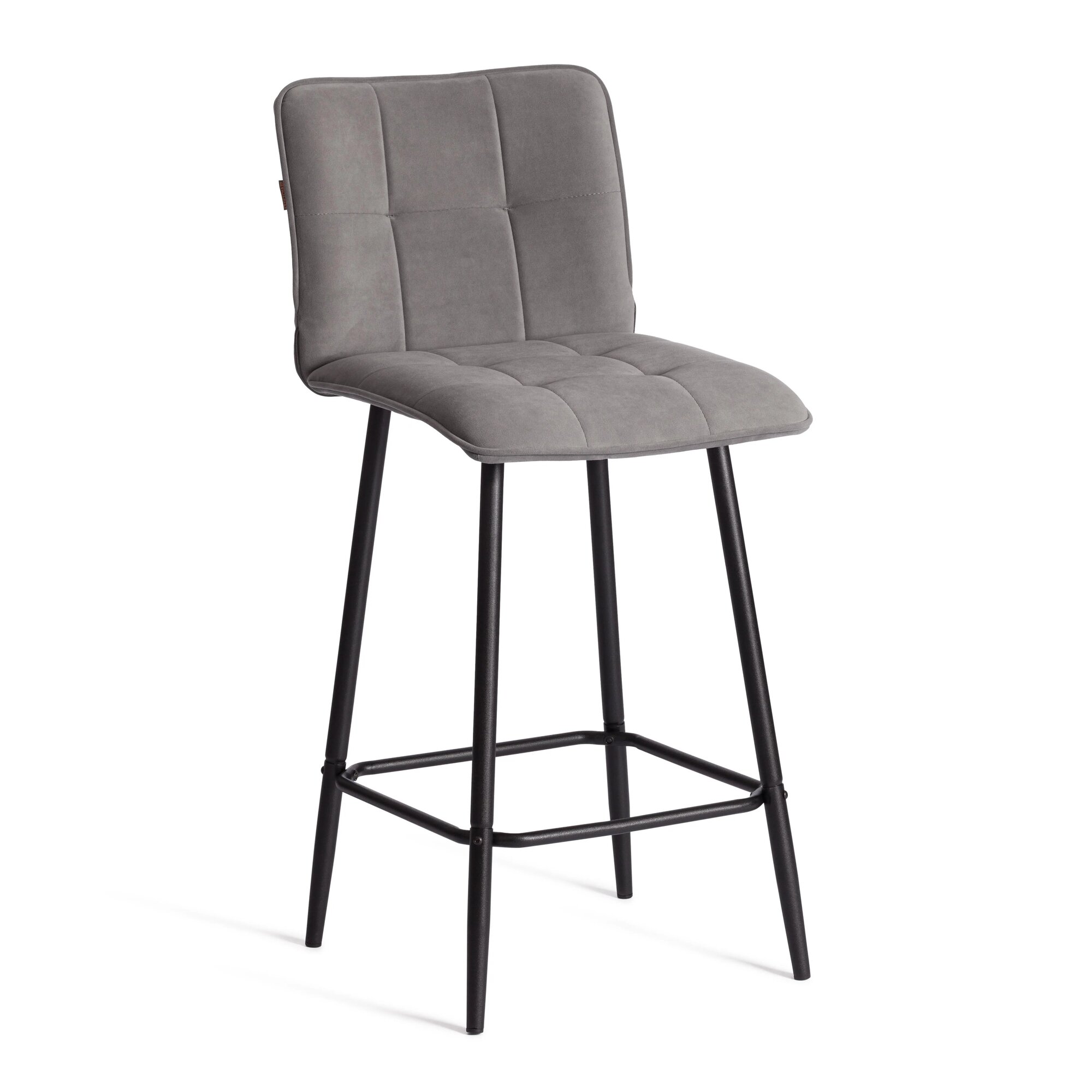 Полубарный стул TetChair TetChair Bari/Бари / 1 шт. в упаковке велюр, серый, 29
