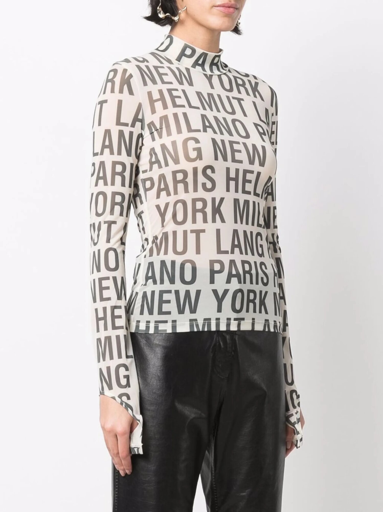 Футболка Helmut Lang, размер XS, белый — фото 1