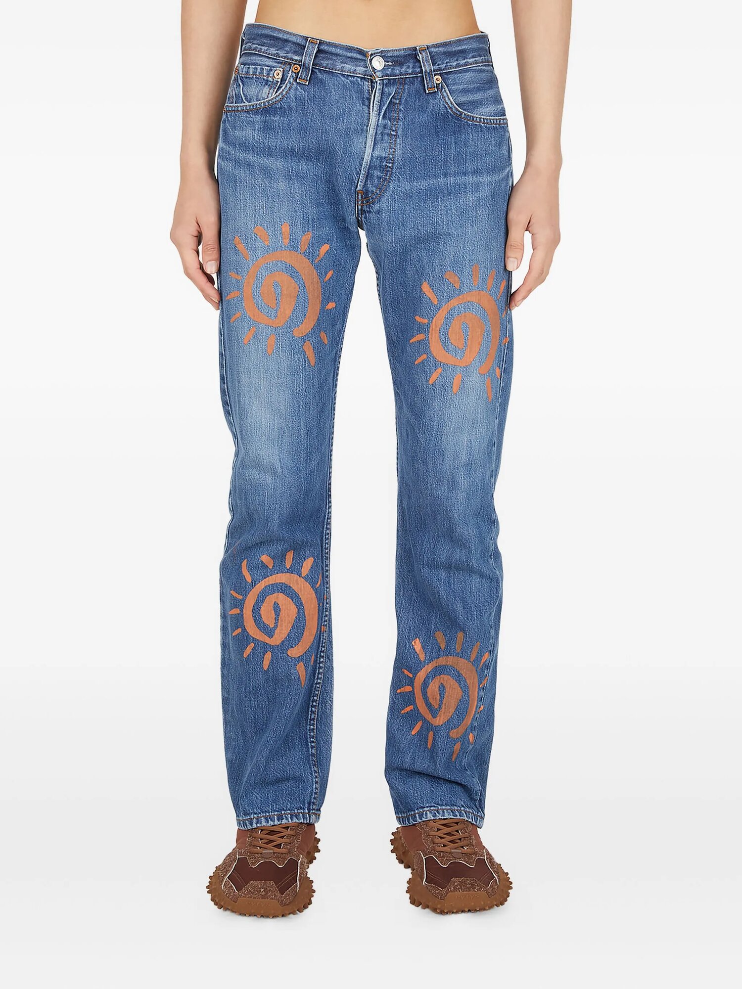 Джинсы Graphic-motif jeans 