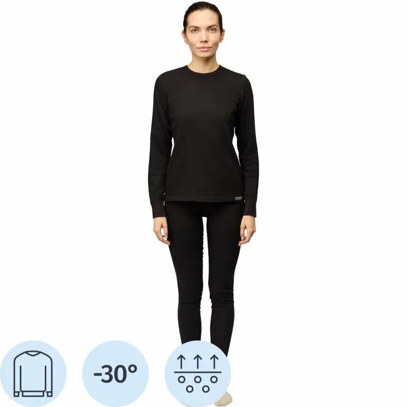 Термофутболка жен. чер. (темп.-30) р-р 54 (G22-0051S), 2132558