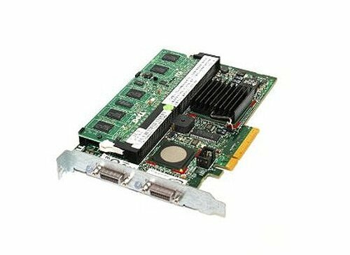 Контроллер Dell PERC5/E PCI-Express SAS SCSI RAID Card /256MB BBU 0RP786