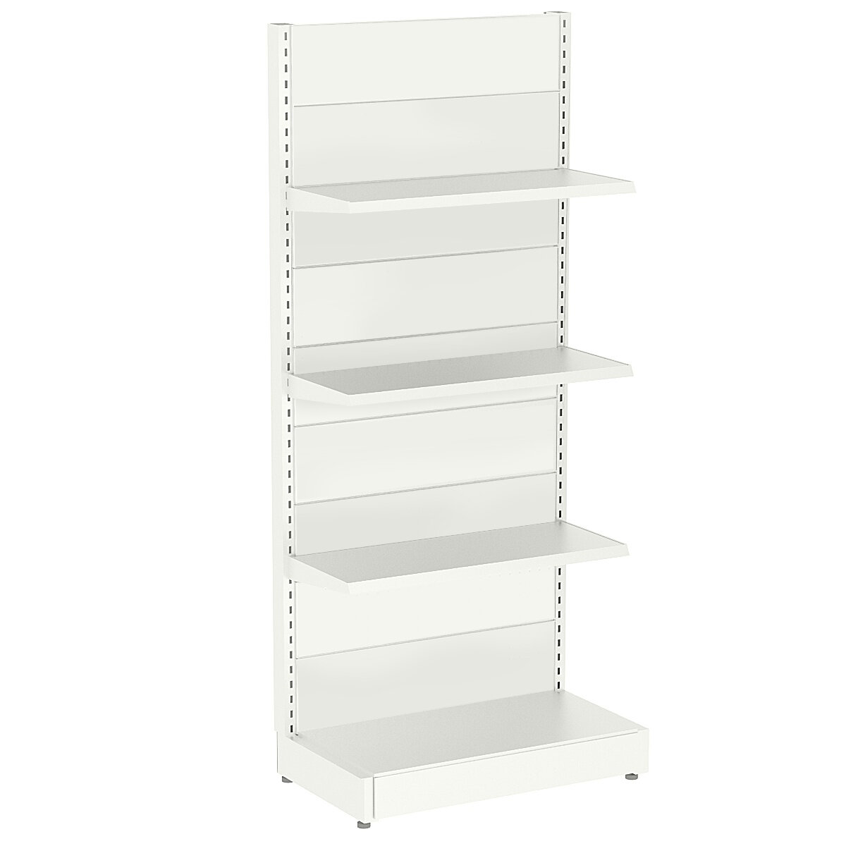 Стеллаж металлический пристенный №2-П-2.4-1. Производитель товара - компания ТОБ.