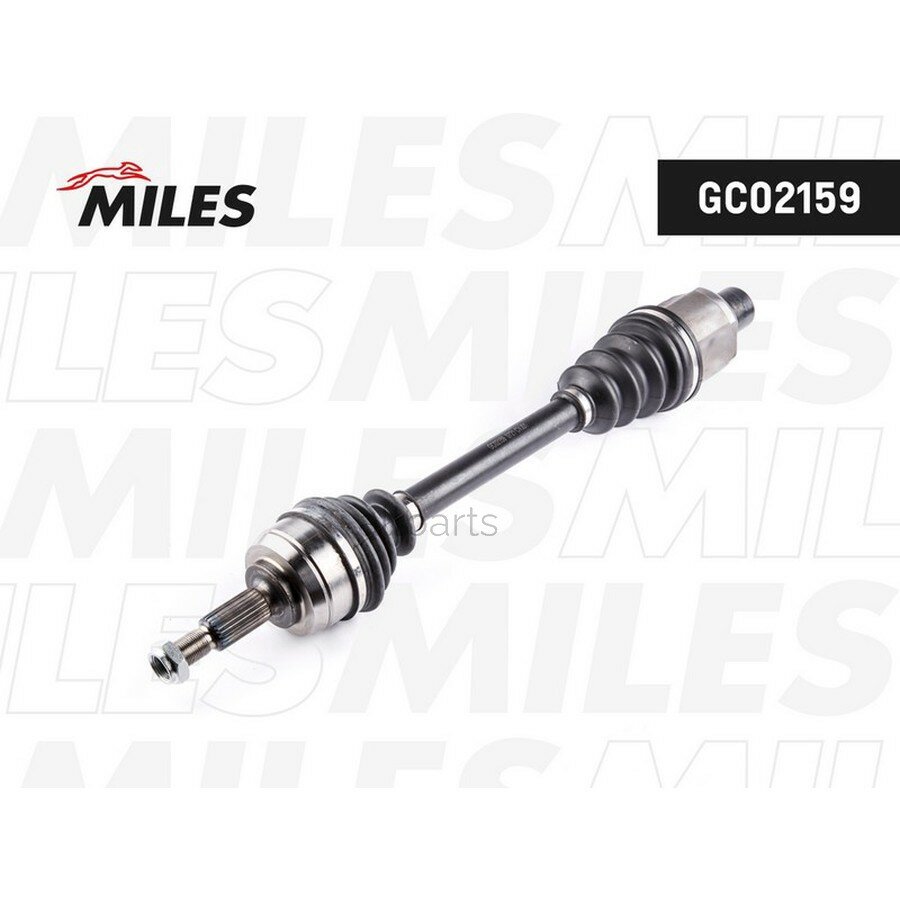 MILES GC02159 Привод в сборе RENAULT DUSTER 4x4 пер. прав.